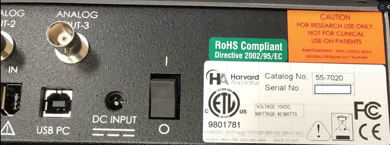 Harvard Apparatus Product Labels – HBIO Harvard Apparatus